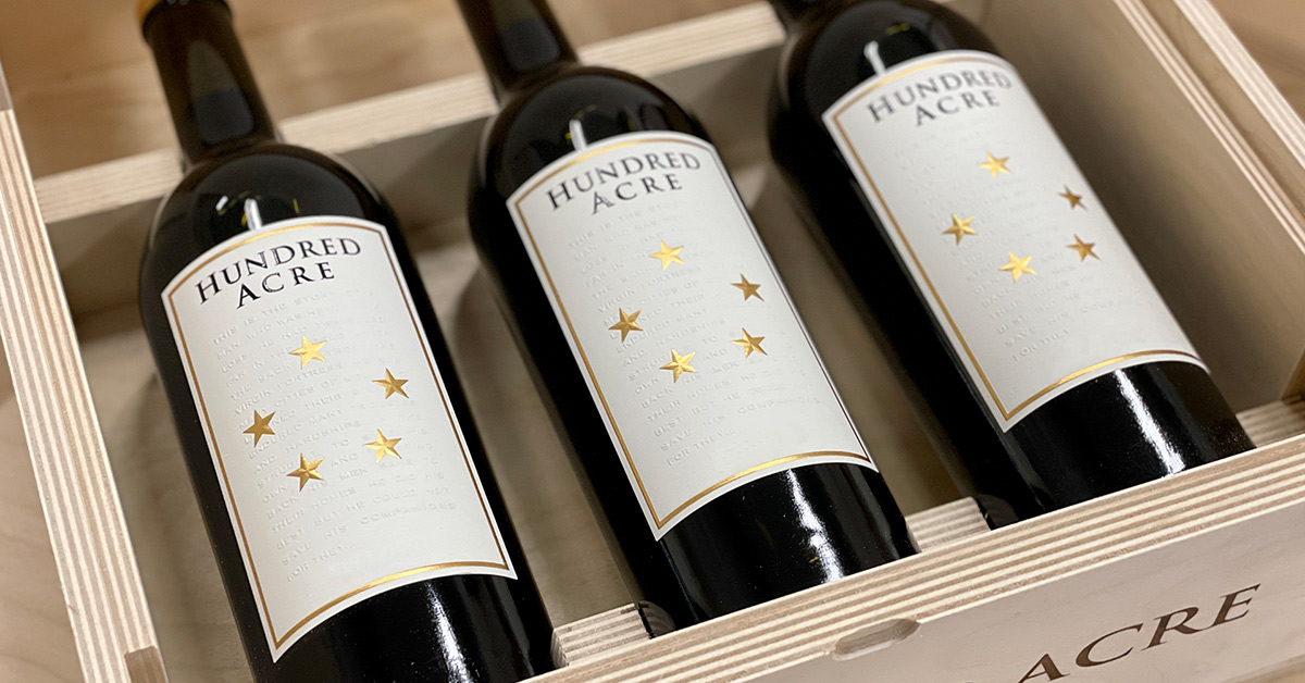 Rarely Offered Napa Wine 2019 Hundred Acre Ark Vineyard